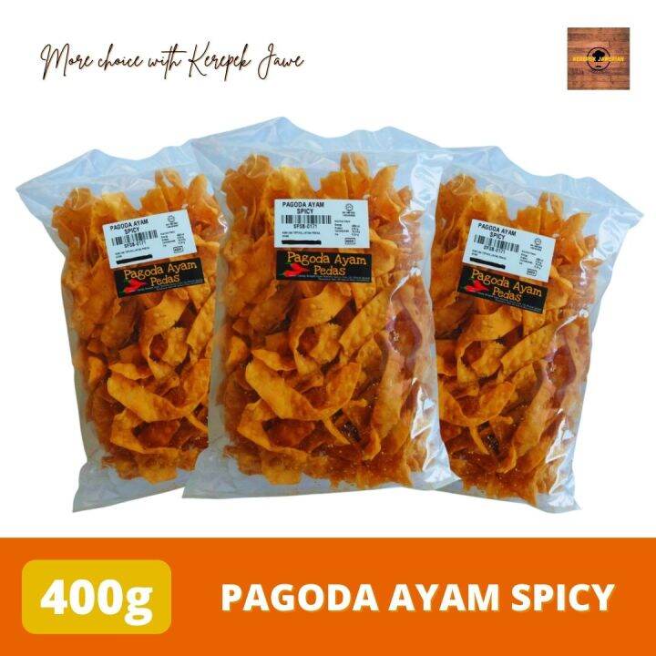 KEREPEK PAGODA AYAM SPICY Jawe | Lazada
