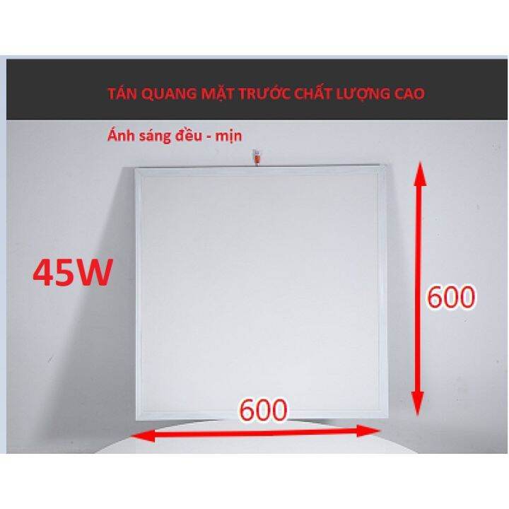 ĐÈN LED PANEL ÂM TRẦN 45W 600X600 | Lazada.vn