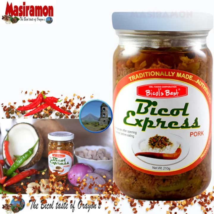 Masiram Authentic Bicol's Best Bicol Express Pork spicy in Bottle/Jar ...