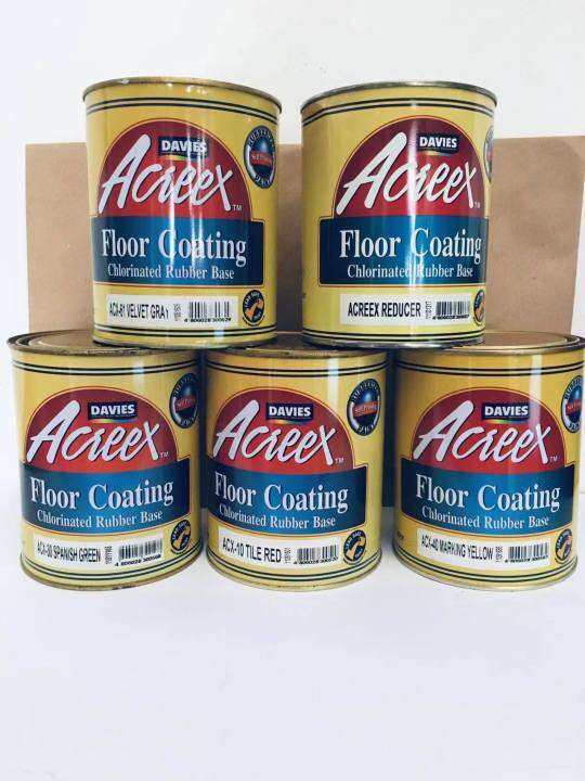 (DAVIES) ACX-61 VELVET GRAY FLOOR COATING CHLORINATED RUBBER BASE ...