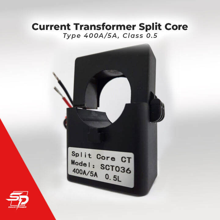 CURRENT TRANSFORMER SPLIT CORE Type 400A/5A, Class 0.5 | Lazada