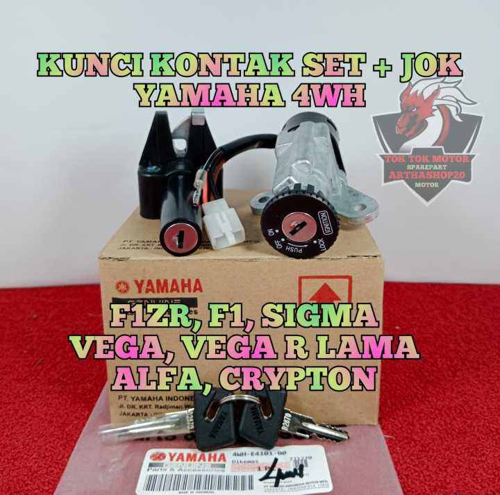 KUNCI KONTAK SATU SET + JOK KUALITAS ASLI ORIGINAL YGP YAMAHA 4WH FIZR , F1 , F1ZR , SIGMA ...