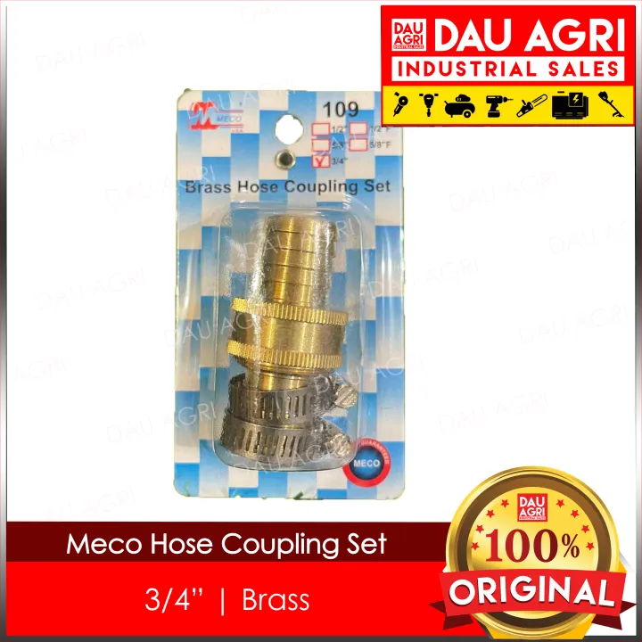 Meco Brass Hose Coupling Set 3/4" | Lazada PH