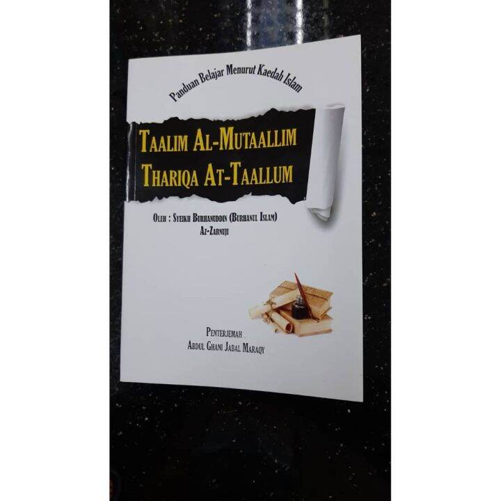 Taalim Al-Mutaalim Thariqa At-Taallum (RUMI) | Lazada