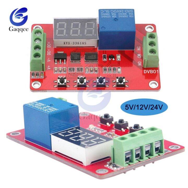 Gaqqee DC 5V 12V 24V Digital Voltage Comparator Voltmeter Measuring ...
