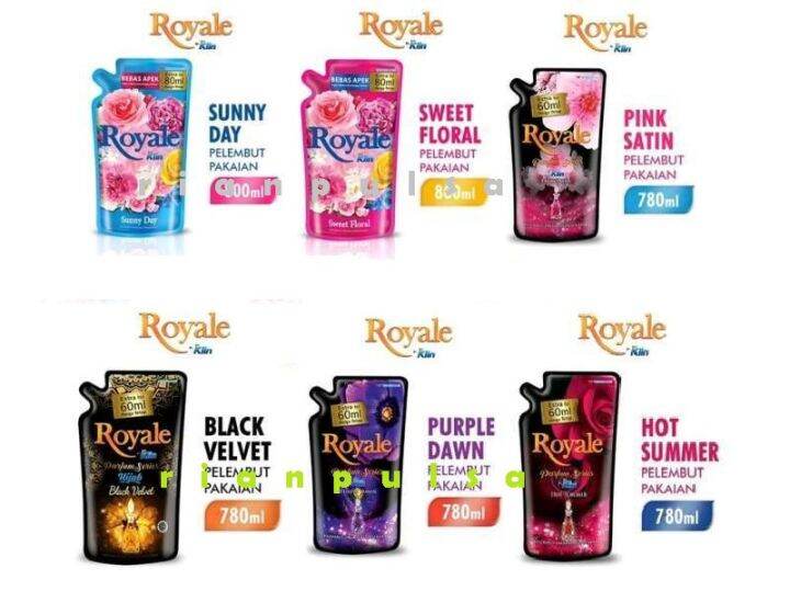 ROYALE Pelembut Pewangi Pakaian Konsentrat 650 ml Laundry Softener ...