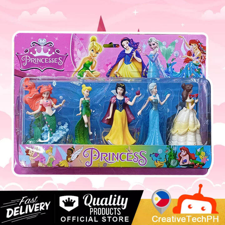 5 in 1 Princess Action Figures Toys for Kids | Lazada PH
