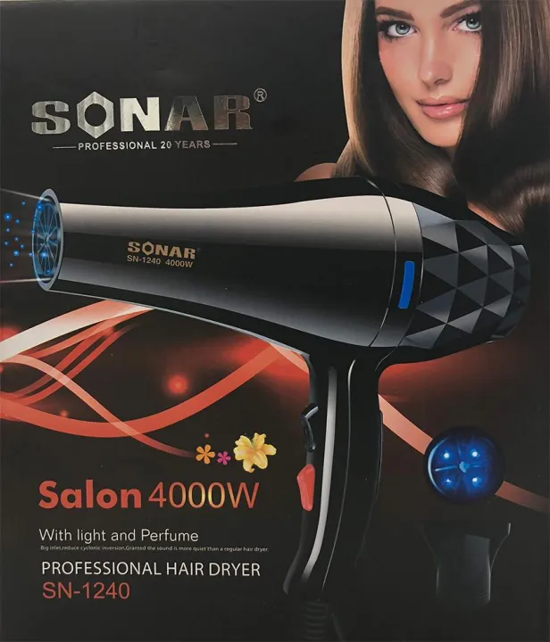 sonar super professional hair dryer 4000W hair blower | Lazada PH