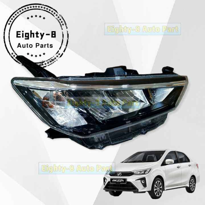 Original Bezza Front LED Headlight 2020 Bezza Terbaru LED Lampu Besar ...