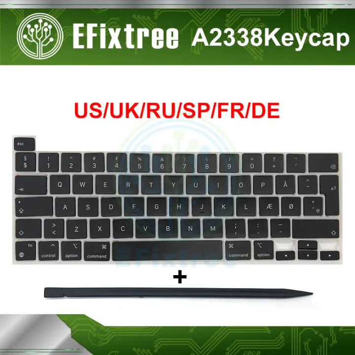 Latop A2338 Keycap Keys key Cap Keyboard Russian RU US UK French ...