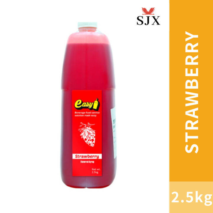 EASY BRAND - 2.5kg Strawberry Syrup | Lazada PH