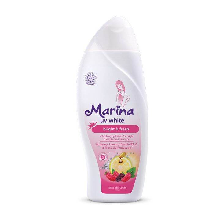 Marina UV White Nourish & Bright Hand Body Lotion | Lazada Indonesia