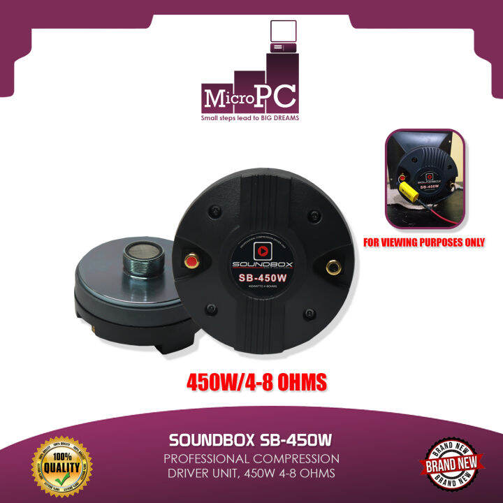SOUNDBOX SB-450W PROFESSIONAL COMPRESSION DRIVER UNIT, 450W 4-8 OHMS ...