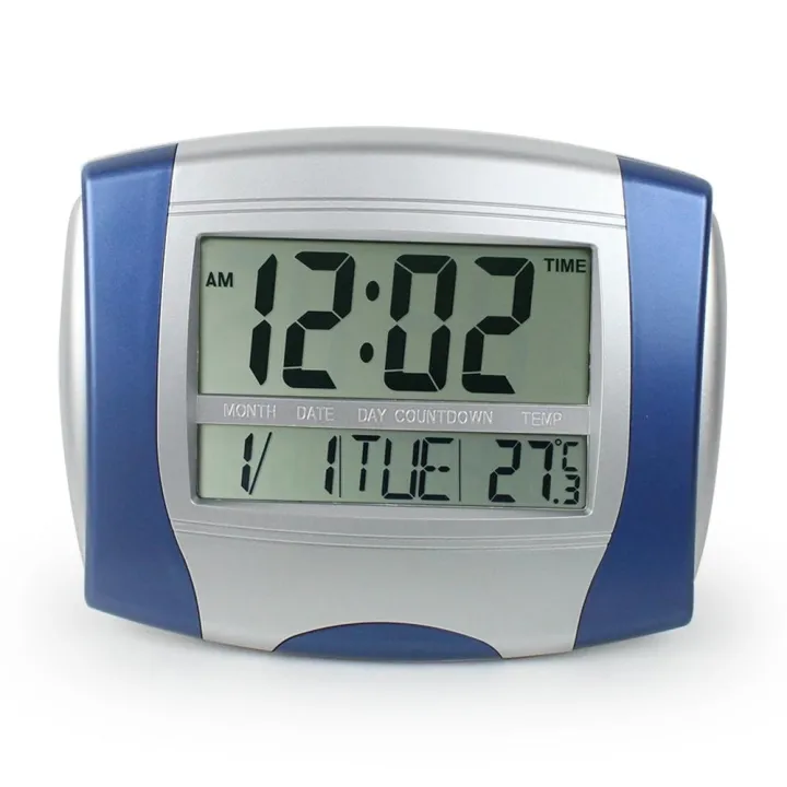 Telecorsa นาฬิกาดิจิตอล จอ LCD DS-5886 รุ่น Multi-function-Digital-wall-clock-DS-5886-55a-Song ...