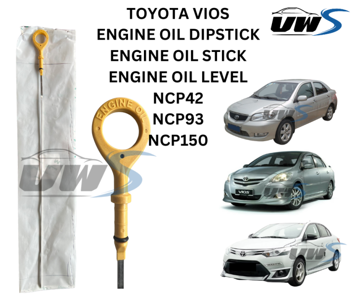 TOYOTA VIOS ENGINE OIL DIPSTICK ENGINE OIL STICK ENGINE OIL LEVEL NCP42 ...