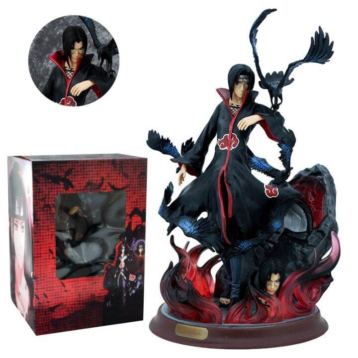 Naruto Shippuden Anime Figurine Model GK Akatsuki Uchiha Itachi Sasuke ...