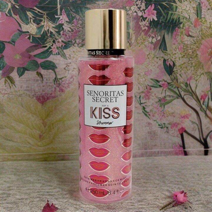 Senoritas Secret Just A Kiss Shimmer Body Mist 250ml | Lazada