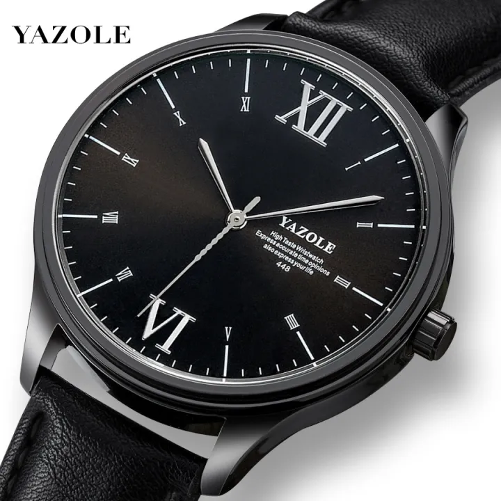 YAZOLE 448 contracted quartz watch straps the man watch waterproof male ...
