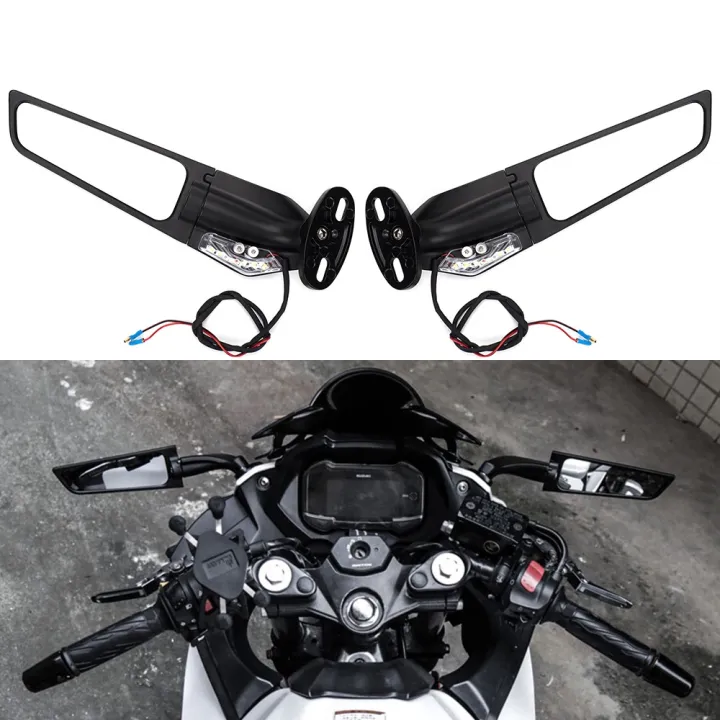 [Comes With LED Turn Signal] Motorcycle Modified Fixed Wind Wing ...