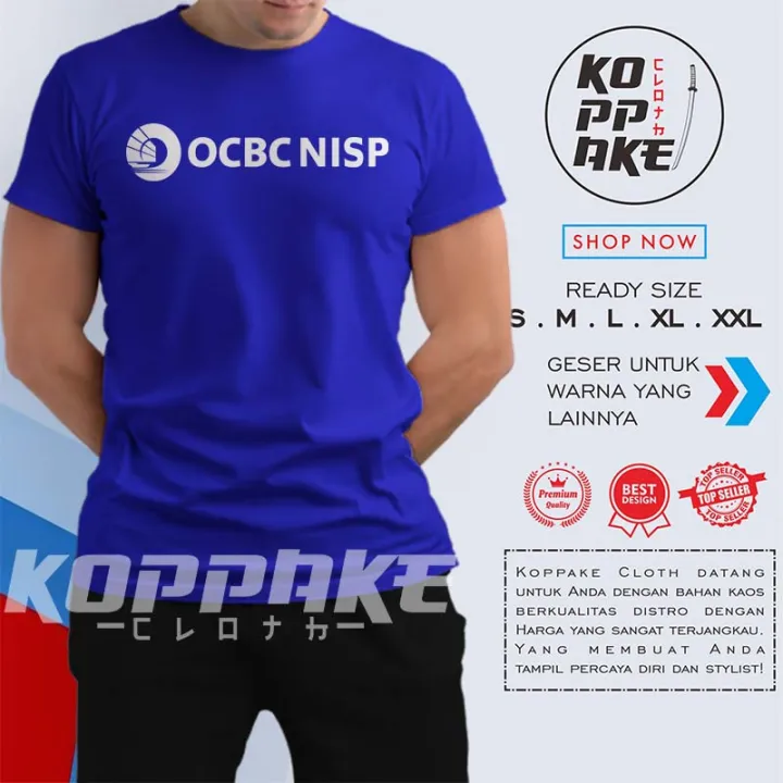 Kaos Bank OCBC NISP Logo Baju Perusahaan | Lazada Indonesia