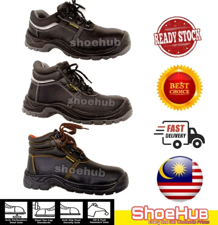 [READY STOCK]KASUT KESELAMATAN/KASUT SAFETY/SAFETY SHOE/SAFETY BOOTS ...