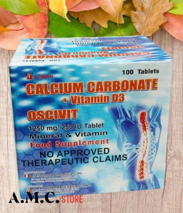 OSCIVIT - ( Calcium Carbonate + Vitamin D3 ) 1250 mg/250 IU Tablet ...