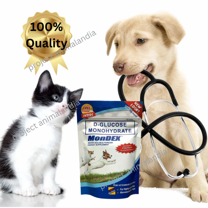 MONDEX Dextrose Powder for Dogs and Cats Energy Supplement D-Glucose ...