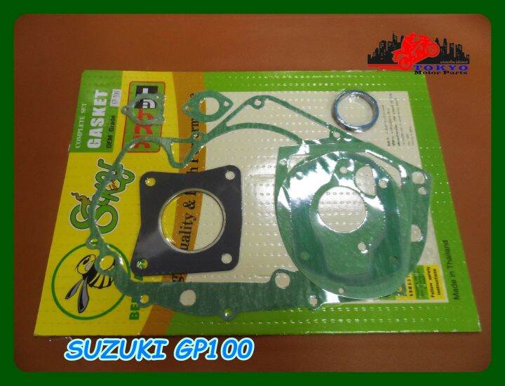SUZUKI GP100 GP 100 ENGINE GASKET COMPLETE SET // ปะเก็นเครื่อง ชุดใหญ่ ครบชุด สินค้าคุณภาพดี ...