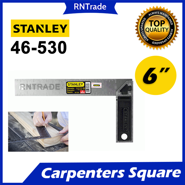 Stanley Steel Try Square Professional 6 inches 46-530 #46-530 ...