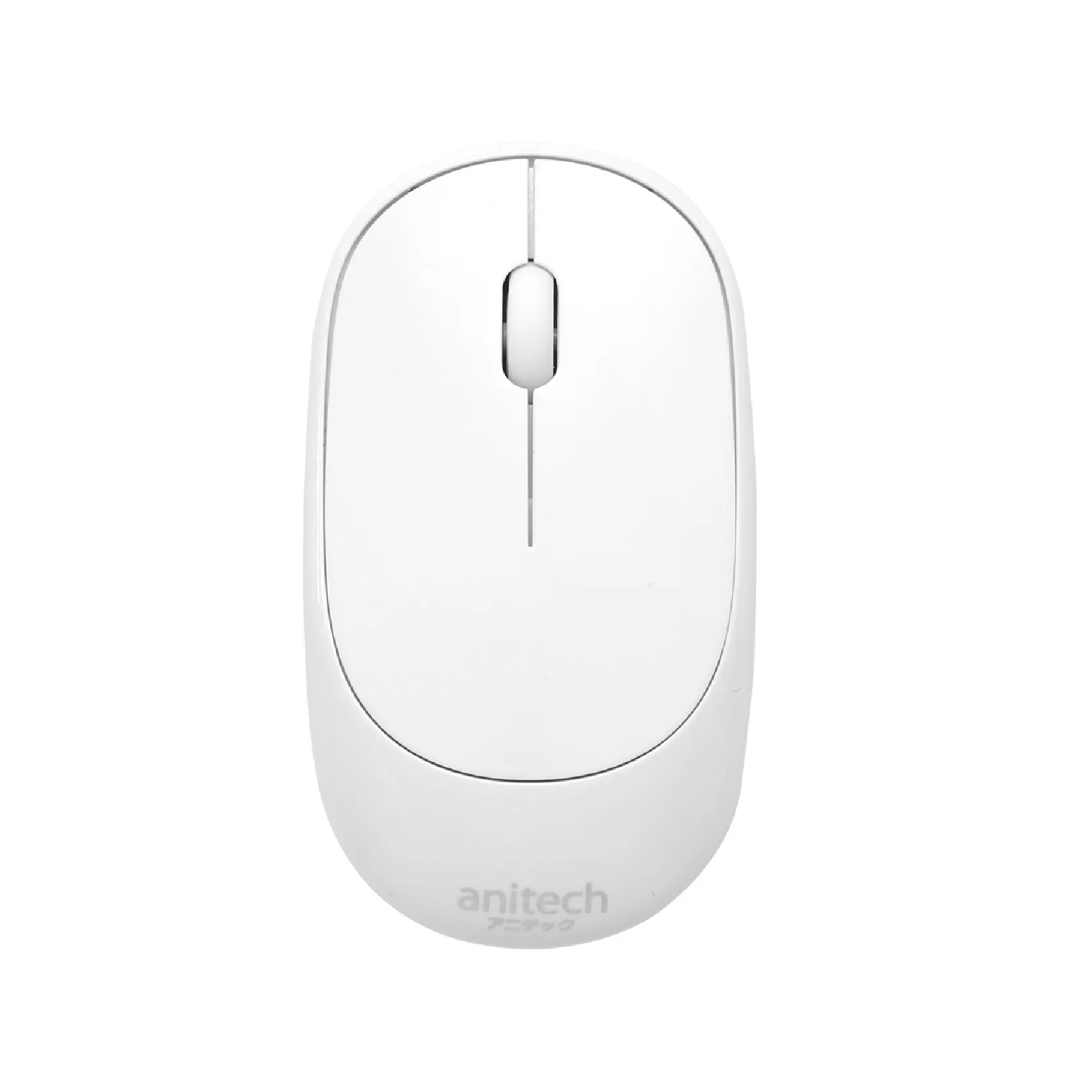 Anitech เมาส์ไร้สาย 2.4 Ghz รุ่น W224-WH,W224-BK สีขาว | Thisshop