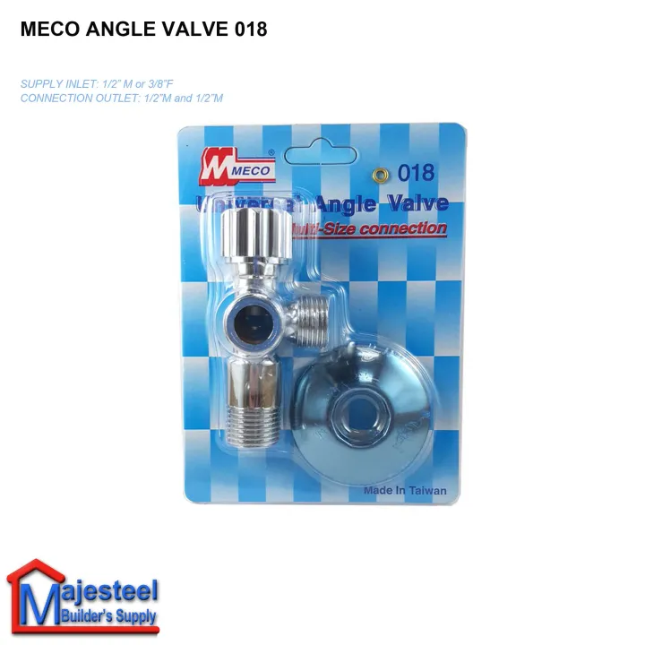 Meco 2-way or 3-way Universal Angle Valve Multi-size Connection ...