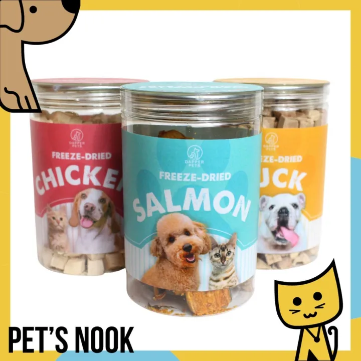 Dapper Pets - Freeze Dried Pet Treats 90g - Salmon Duck and Chicken Meat | Lazada PH