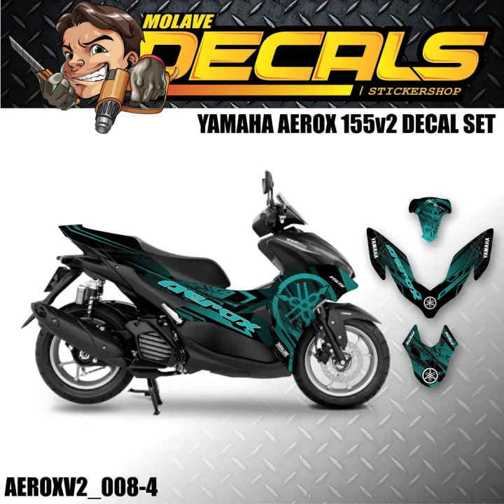Spot segundo Yamaha Aerox 155 V2 GRAPHICSDECAL SET | AEROXV2008 | Lazada PH