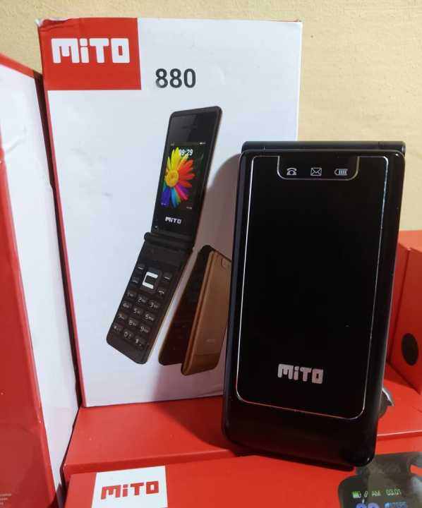 MITO 880 - FLIP PHONE - LAYAR 2.4 INCH - DUAL SIM-CUCI GUDANG | Lazada ...