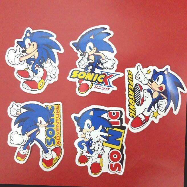 sticker sonic isi 5 lembar | Lazada Indonesia