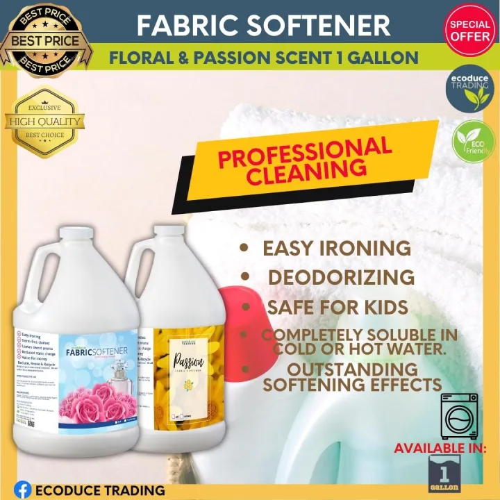Ecoduce - Fabric Softener SCENTED Laundry Soft Fabcon Wash Clothes ...
