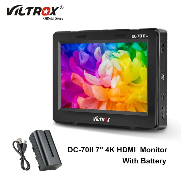 Viltrox DC-70 II 7 Inch HD Camera Video Monitor Display Field Monitor ...