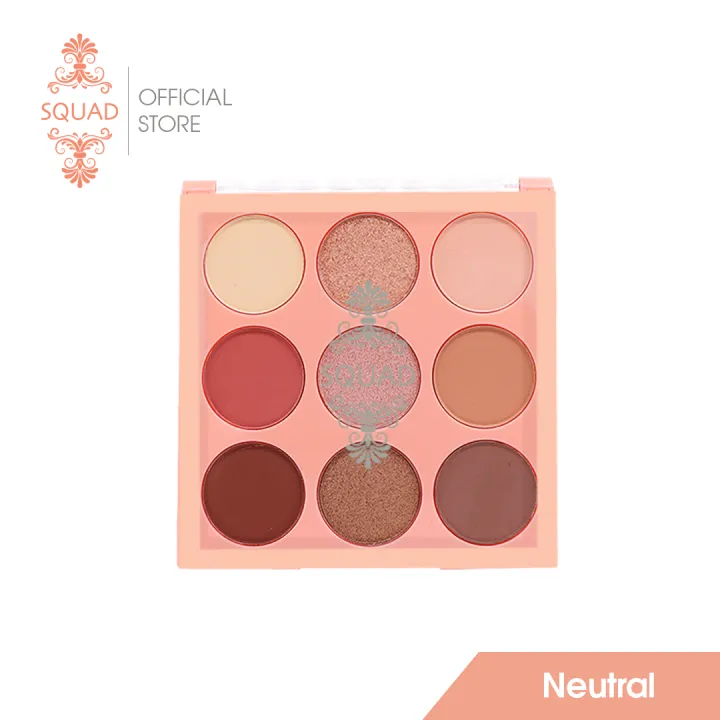 Squad Cosmetics NEUTRAL Eyeshadow Palette | Lazada PH