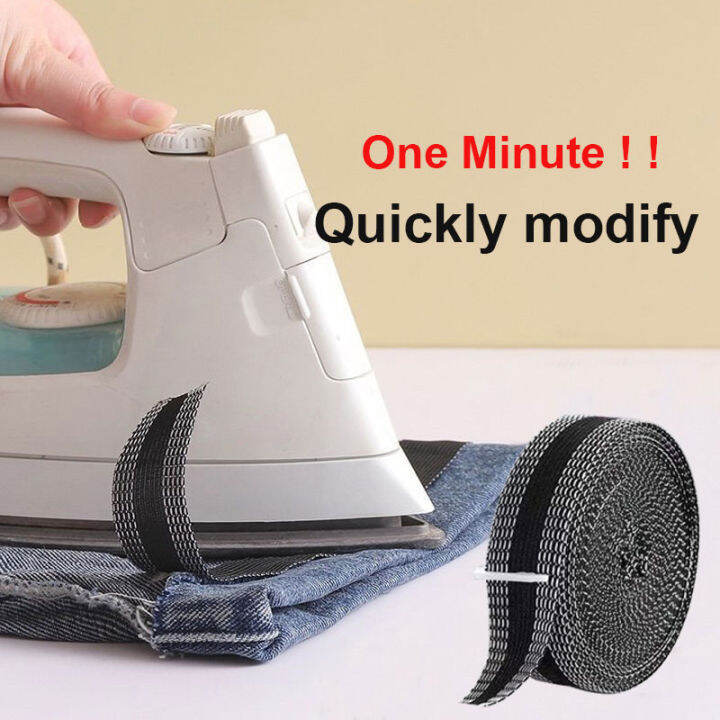 Self-Adhesive Pants Paste Iron on Pants Edge Shorten Repair Pants for ...