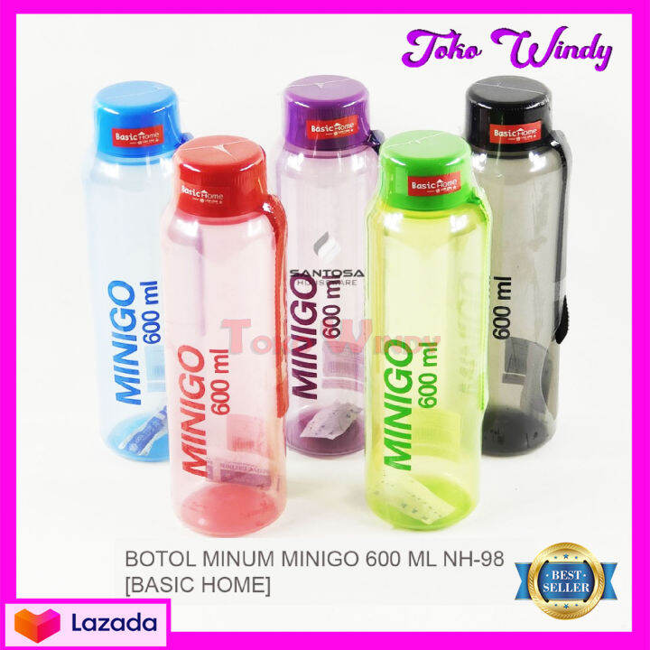 MINIGO BOTTLE 600 ML / BOTOL MINUM BASIC HOME / NH-70 NH-98 / BOTOL BEKAL ANAK | Lazada Indonesia
