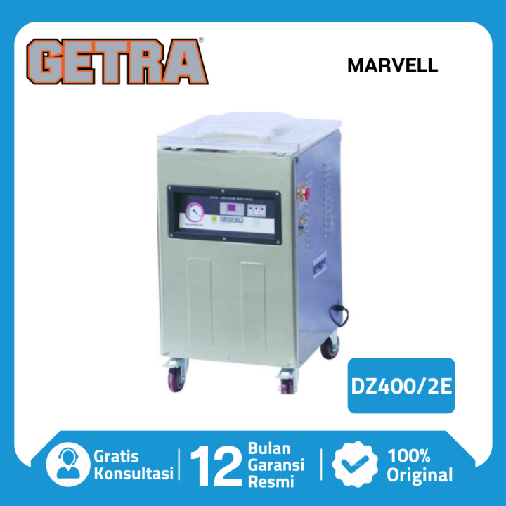 Getra Portable Vacuum Sealer DZ-400/2E Mesin Vakum Hampa Udara Plastik ...