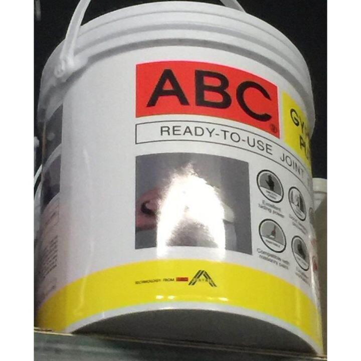 ABC gypsum putty 5 kilo joint filler galon | Lazada PH
