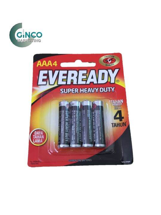 EVEREADY Super Heavy Duty Battery AA / AAA [4pc/pack] | Lazada