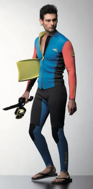 GULL SKIN PANTS and TOPPER 2MM(MEN) Jersey Wetsuit ชุดดำน้ำ | Lazada.co.th