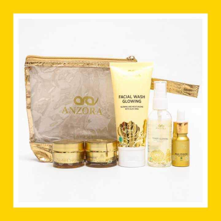 Anzora Glow Skincare Glowing Original | Lazada Indonesia