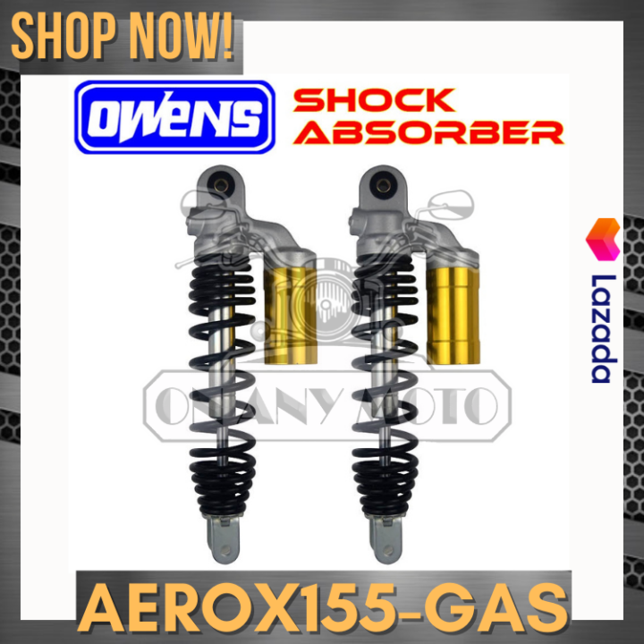 AEROX 155 - GAS Owens Motorcycle Rear Shock Absorber (Pair) | Lazada PH