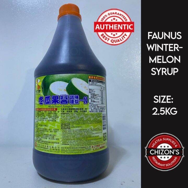 FAUNUS Wintermelon Syrup Milktea Fruit Tea 2.5kg | Lazada PH