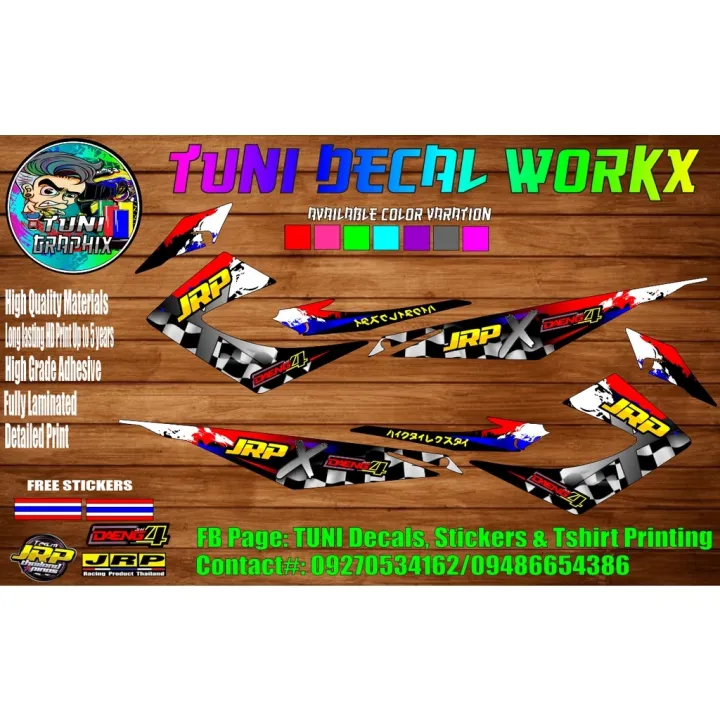RAIDER 150 REBORN (JRP X DAENG SET DECALS) W/ FREEBIES | Lazada PH