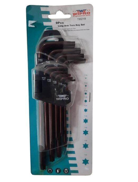WIPRO Allen Key Torx Set 9 Pcs - Kunci L Bintang TM219 | Lazada Indonesia