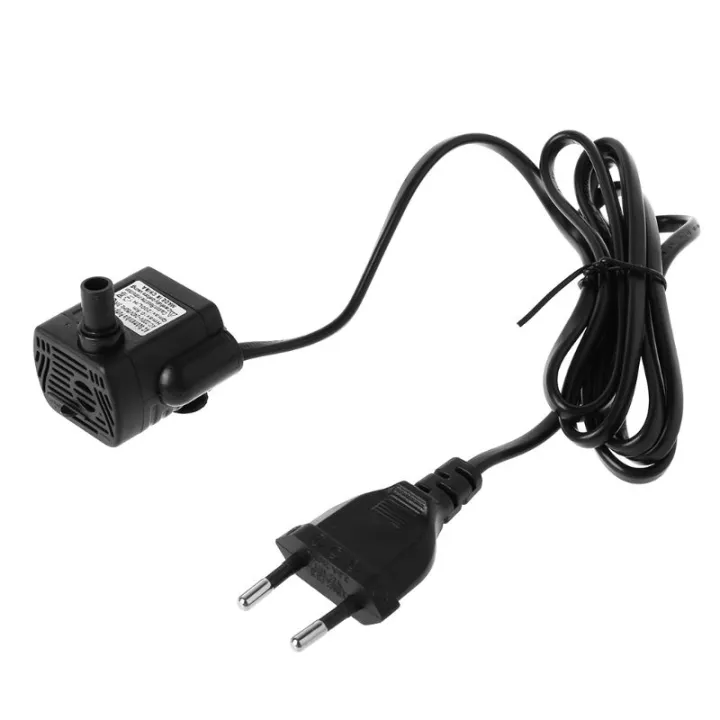 EU Plug AC 220V 3W Submersible Water Pump Aquarium Fountain Air Fish ...